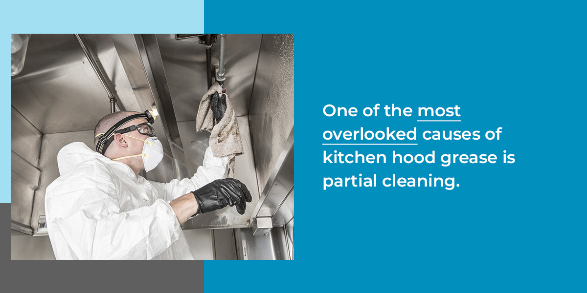 Common Causes of Grease Buildup in Kitchen Hoods